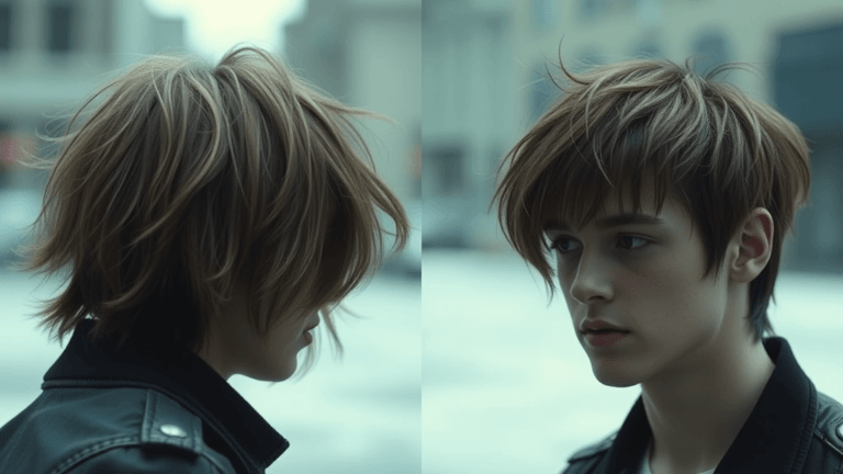 Messy Fringe Haircut: Stylish Effortless Look for Men - 2025